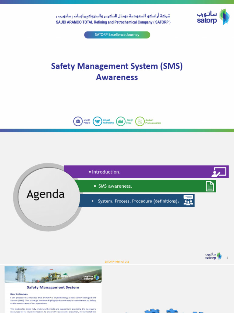 SATORP Safety Management System (SMS) - Modified 03 December 2024 ...