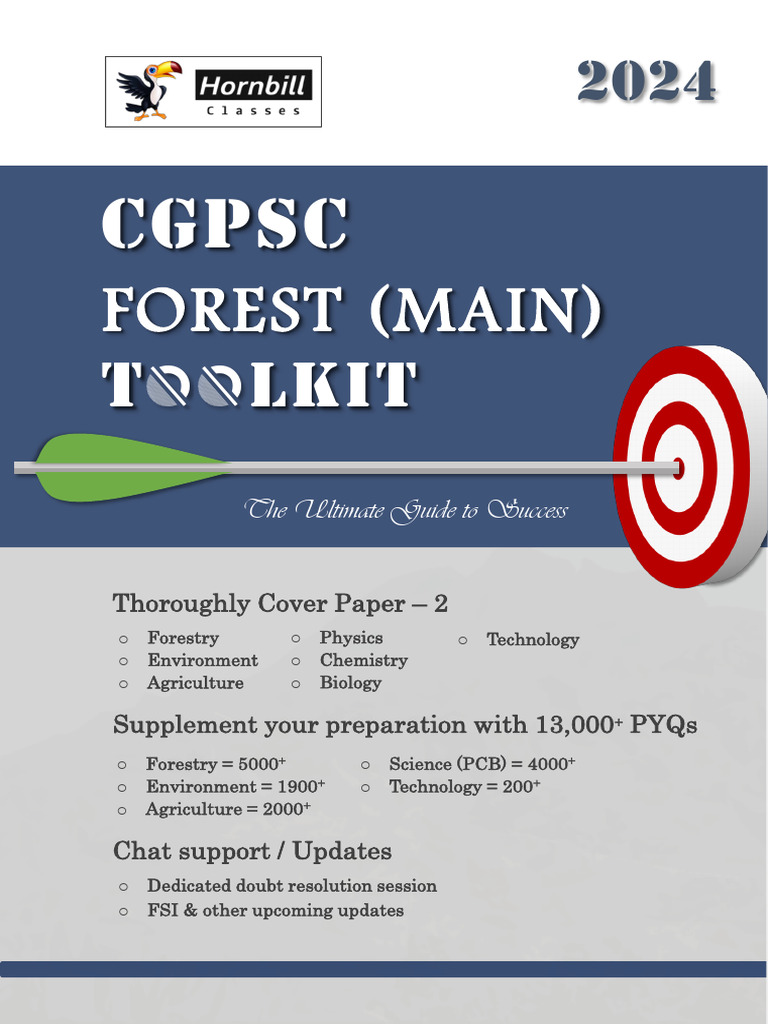 CGPSC Forest 2024 Prospectus | PDF