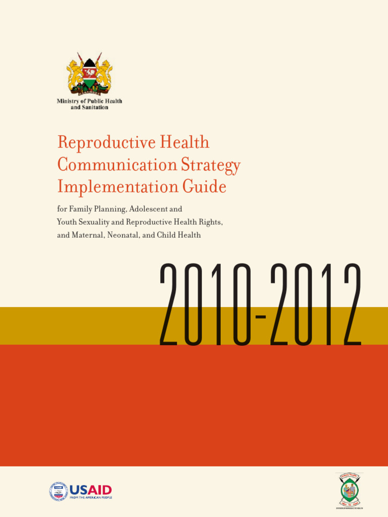 Reproductive Health Communication Guide | PDF | Family Planning ...