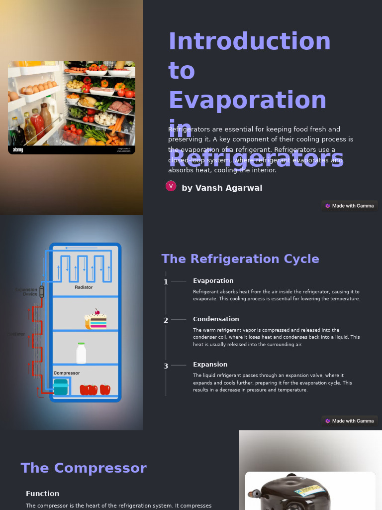 Introduction To Evaporation in Refrigerators 4 | PDF | Refrigerator ...