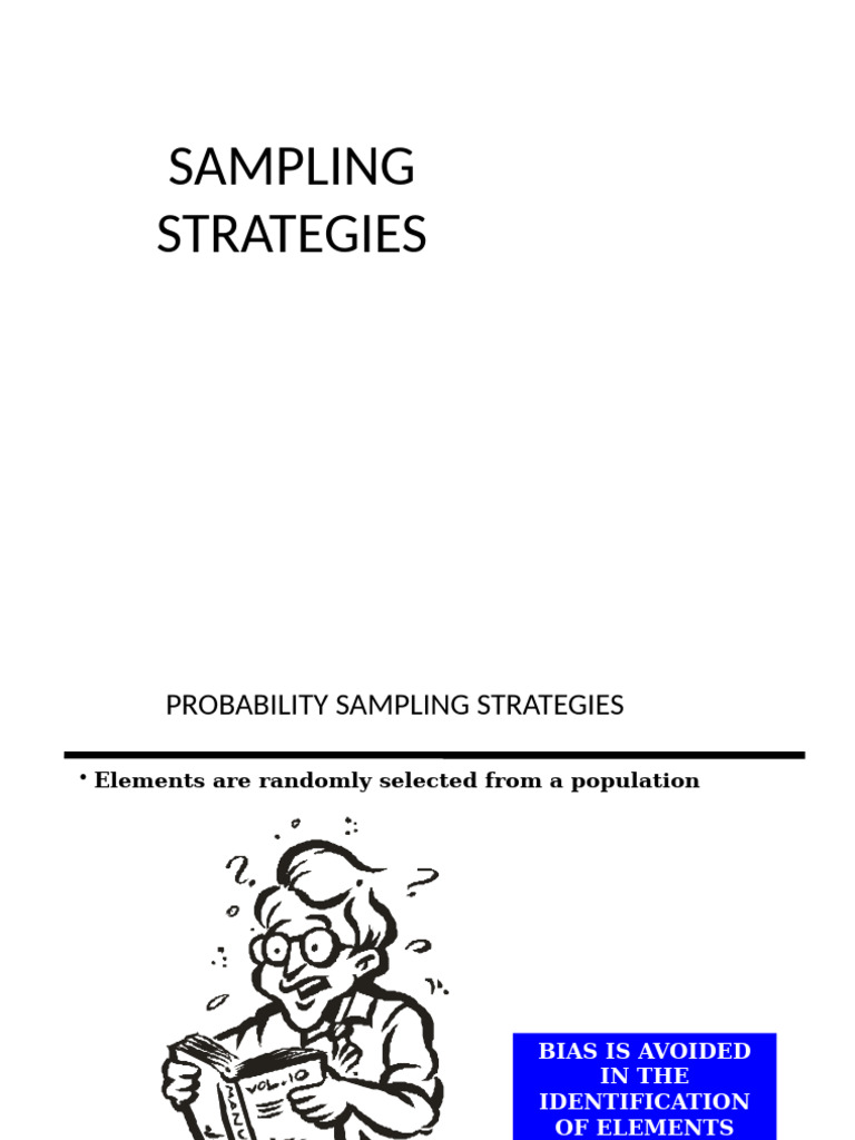 Sampling Strategies in Research (PR 2) | PDF | Sampling (Statistics) | Stratified Sampling