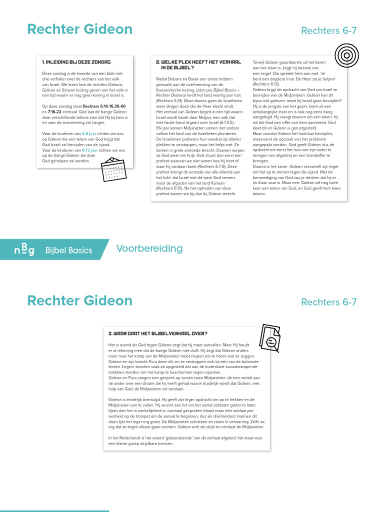 2 - 9 Maart 25 Rechter Gideon | PDF