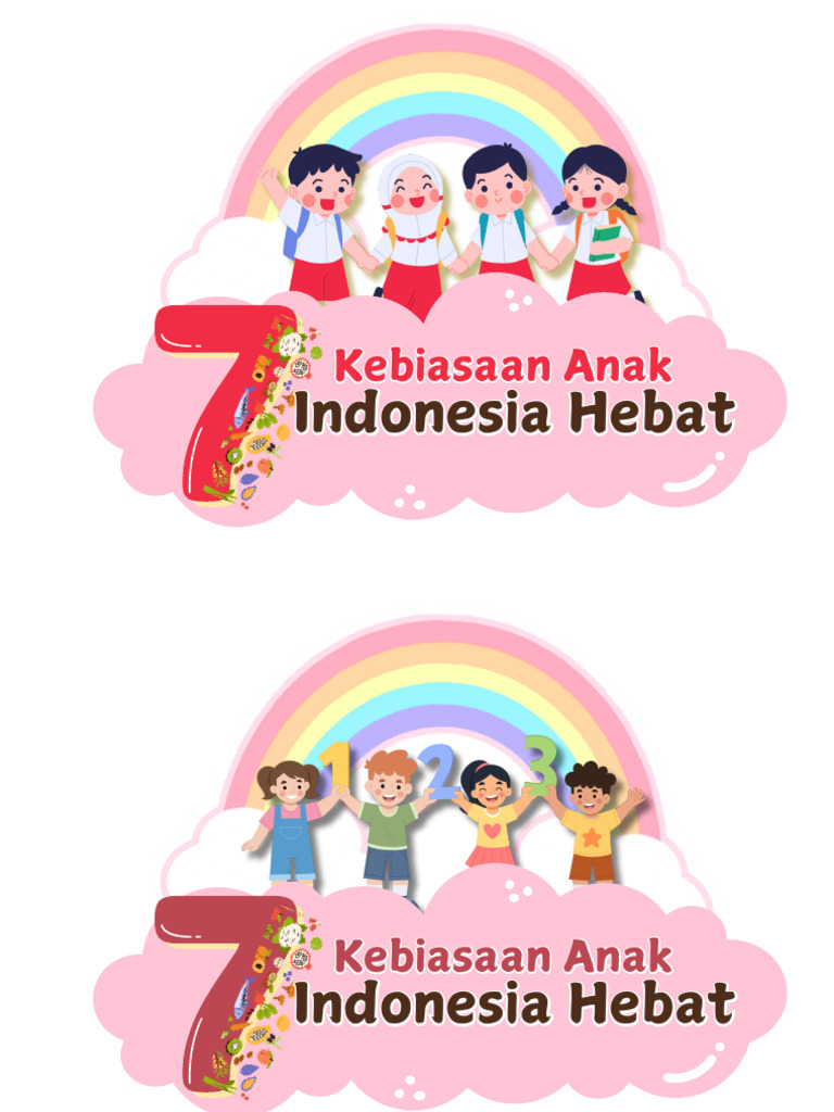 7 Kebiasaan Anak Indonesia Hebat | PDF