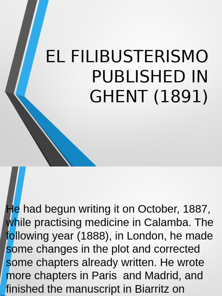 El Filibusterismo: Rizal's Journey to Print | PDF | Spanish East Indies ...