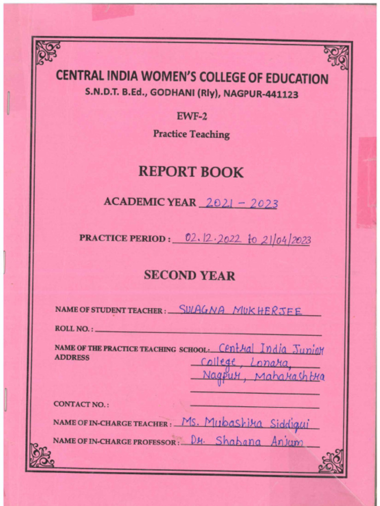 Scan Ewt - 2 Practice Teaching Book Second Year | PDF