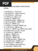 All Led TV Service Modes | PDF | Information And Communications ...