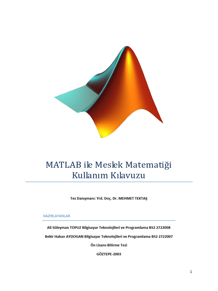 1C-Matlab_ile_Meslek_Matematigi_Tez_KitapSon-1 | PDF