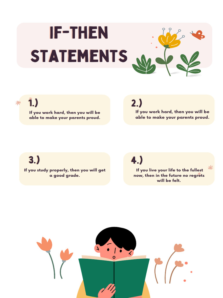 Embracing Life: If-Then Statements | PDF