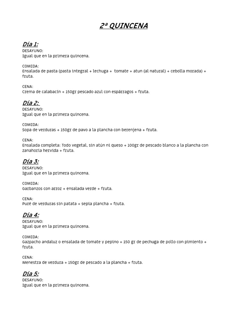 2 Quincena | PDF