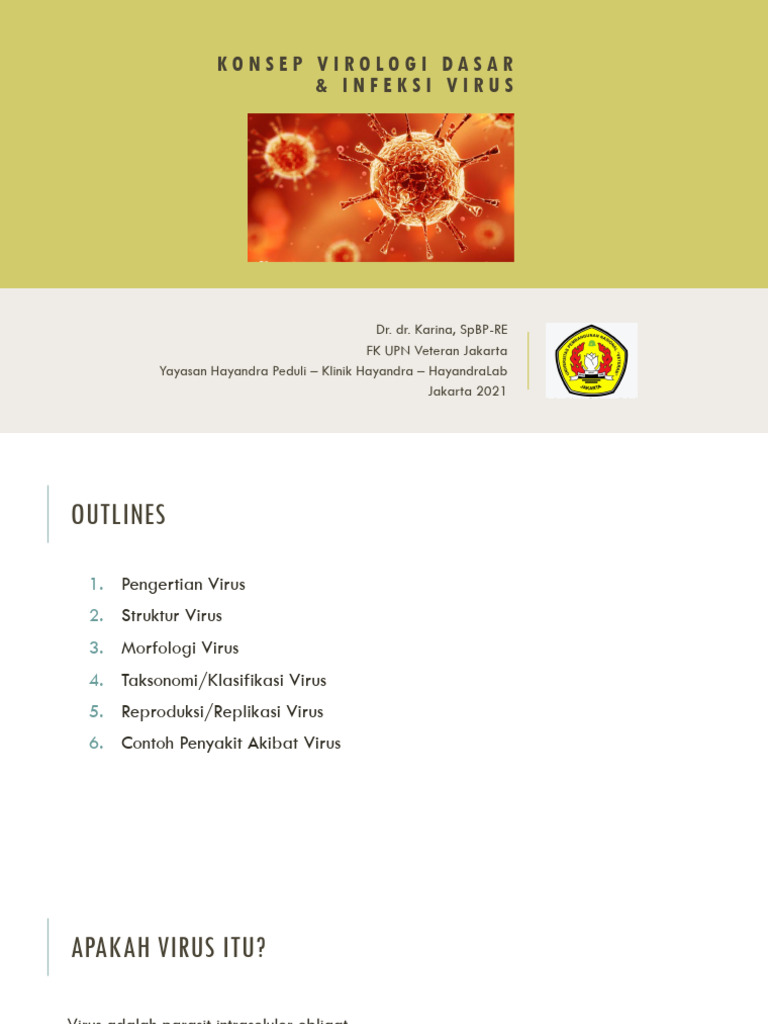 6 - Virologi Dasar - KB | PDF