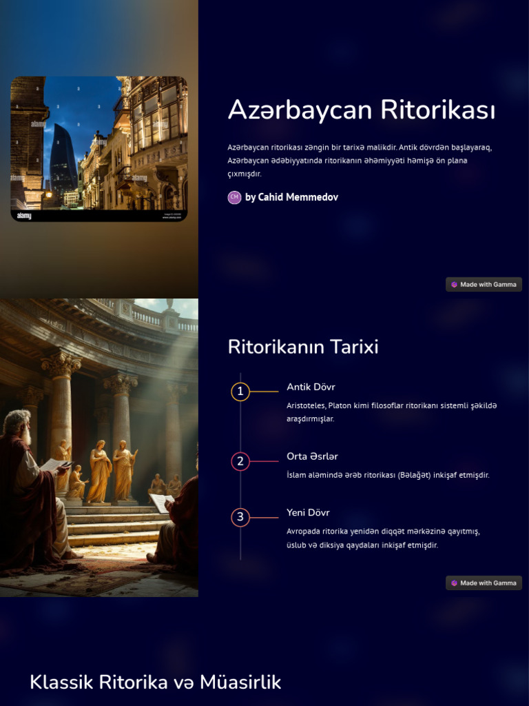 Azerbaycan Ritorikasi | PDF