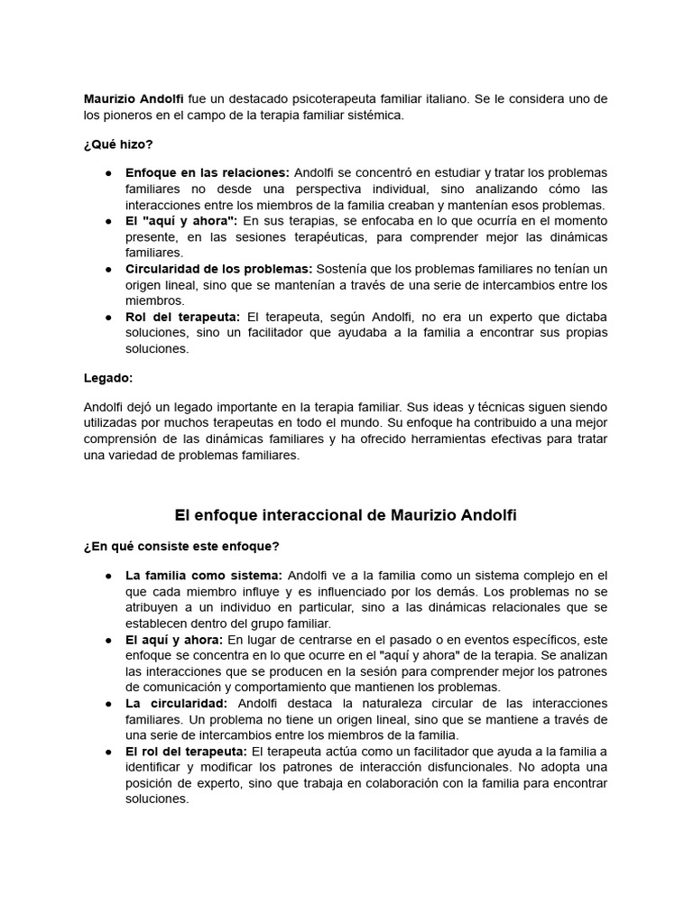 Maurizio Andolfi | PDF | Comunicación | Las emociones