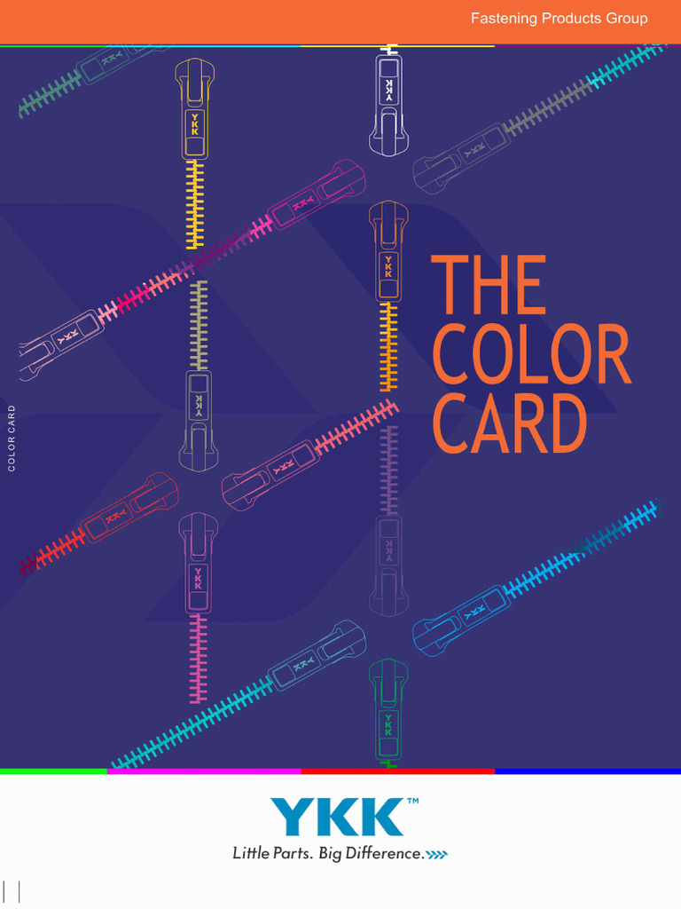Cartela de Cores Digital VS Ykk | PDF