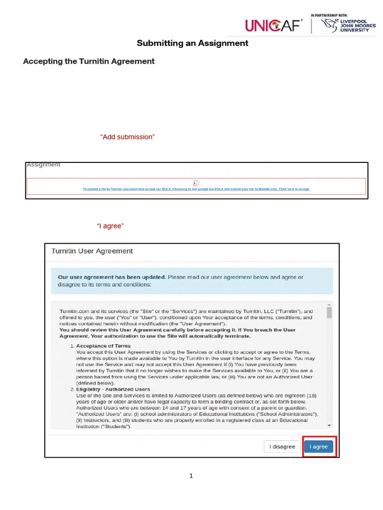 How to Submit Assignments on Turnitin | PDF | Turnitin | Software