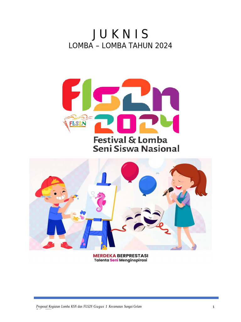 Juknis Osn Dan Fls2n 2024 Revisi | PDF