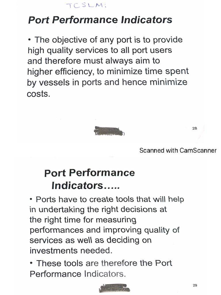 Port Operations | PDF