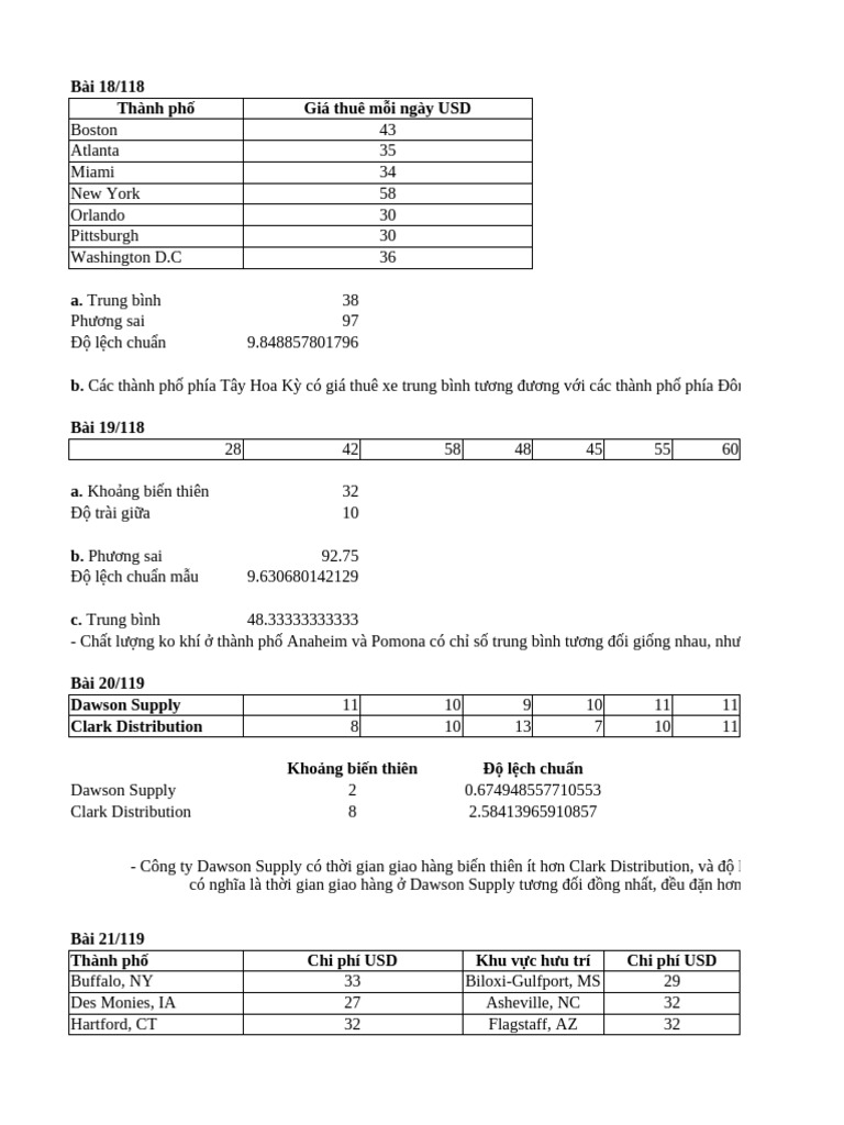 Bài tập chương 3 TKUD | PDF