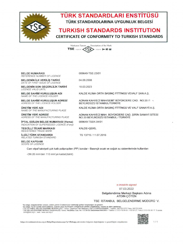 Ts 13715 Cam Elyaf Takviyeli Borular 032023 | PDF