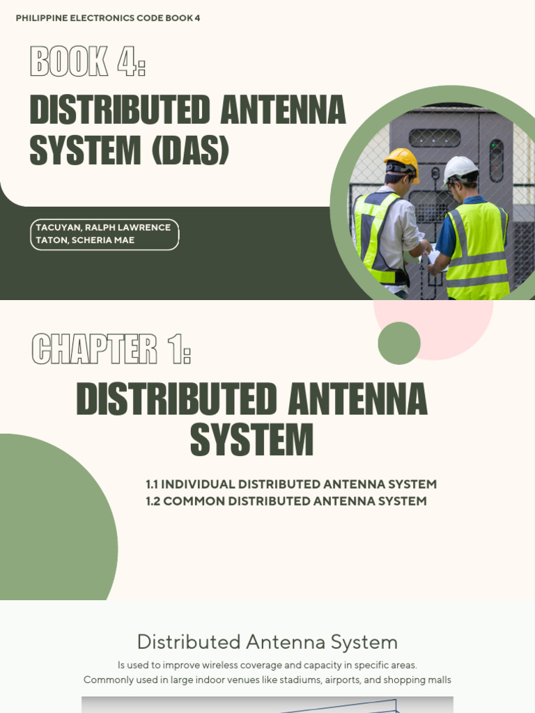 Tacuyan Taton Book 4 Distributed Antenna System DAS | PDF | Telecommunications Engineering ...