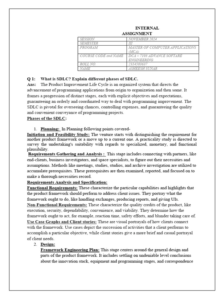 Advance Software Engineering Pdf Software Testing Software 1922