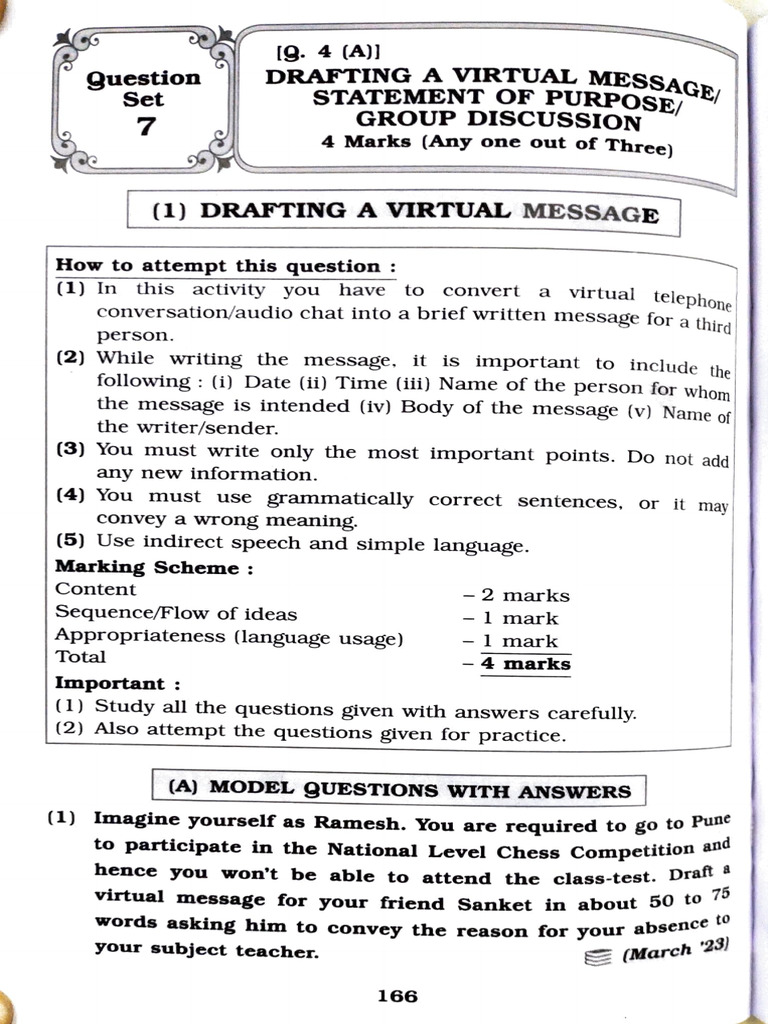 Writing Skills Notes From 21 Class 12 HSC | PDF
