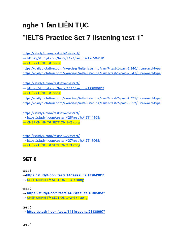 Cambridge Listening Tests | PDF