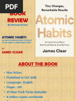 Atomichabits Cheatsheet | PDF | Habits | Behavior