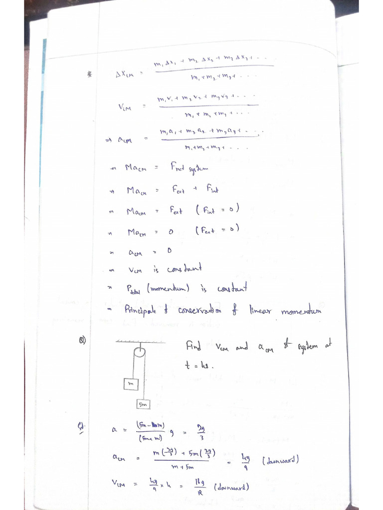 System of Particles and Collisions | PDF