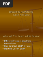 SCBA | PDF | Respiration | Equipment