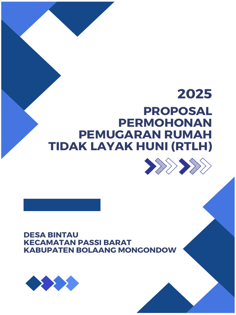Permohonan Pemugaran RTLH 2025 | PDF
