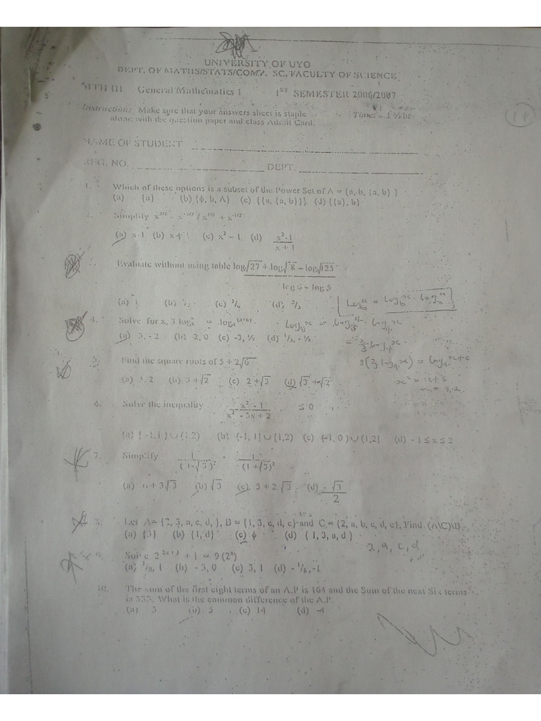 pdf PQ (Math 111) | PDF