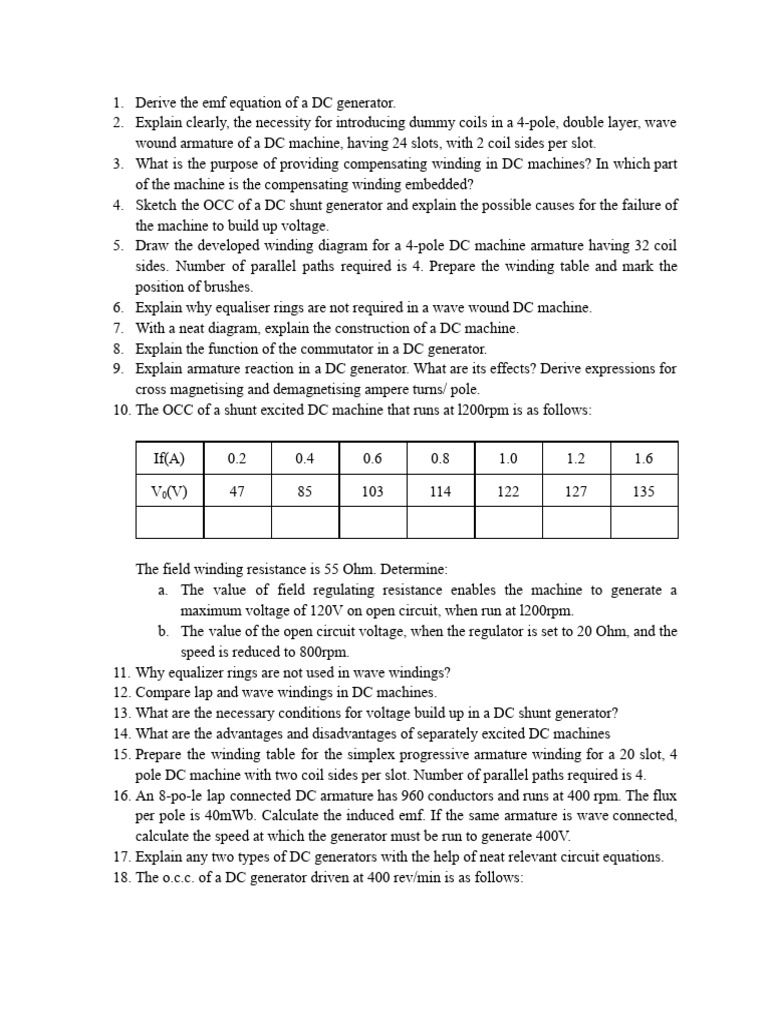 DCMT Sample Questions | PDF | Electrical Engineering | Electricity
