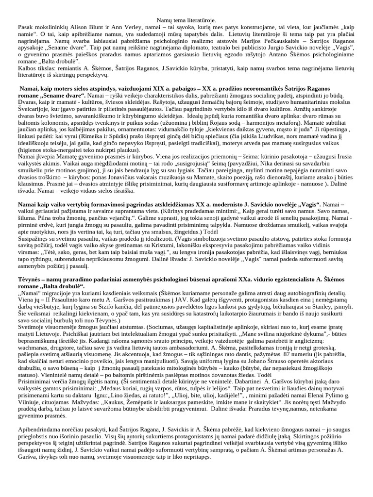 Kalbėjimas Namų tema Gabija Kašelionytė IV bm (2) (1) (3) | PDF