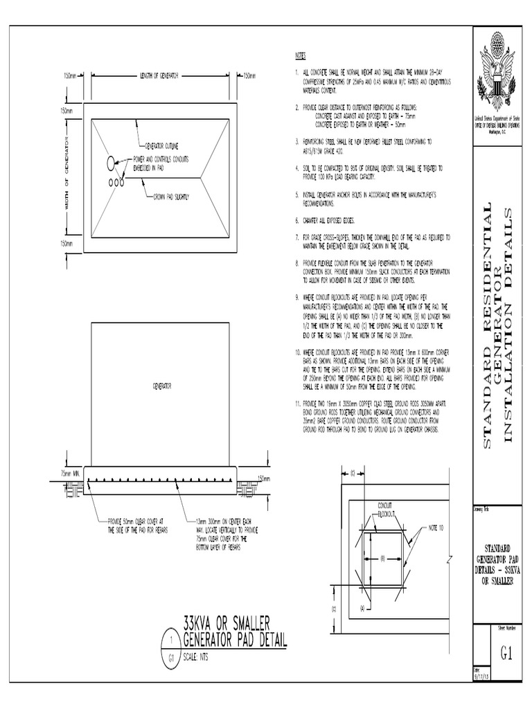 Generator Installation Details | PDF