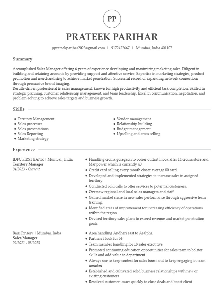 Prateek_Parihar_Resume | PDF