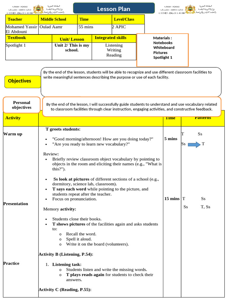 Unit 2, lesson 6 | PDF | Education Theory | Cognitive Science