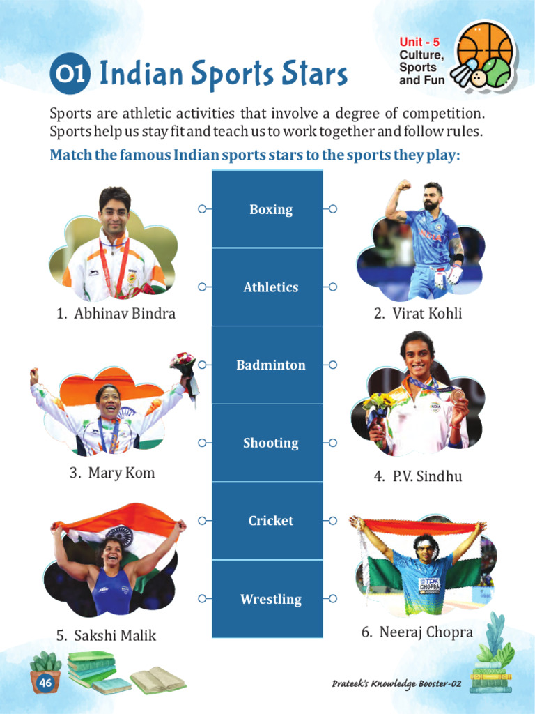 Knowledge Booster 2 Unit-5 | PDF | Sports | Olympic Games