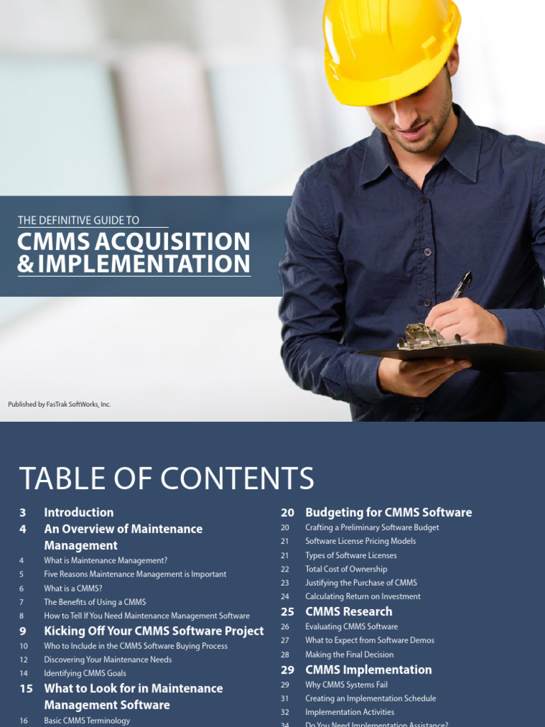 Definitive Guide To CMMS Implementation | PDF | Software | Cloud Computing