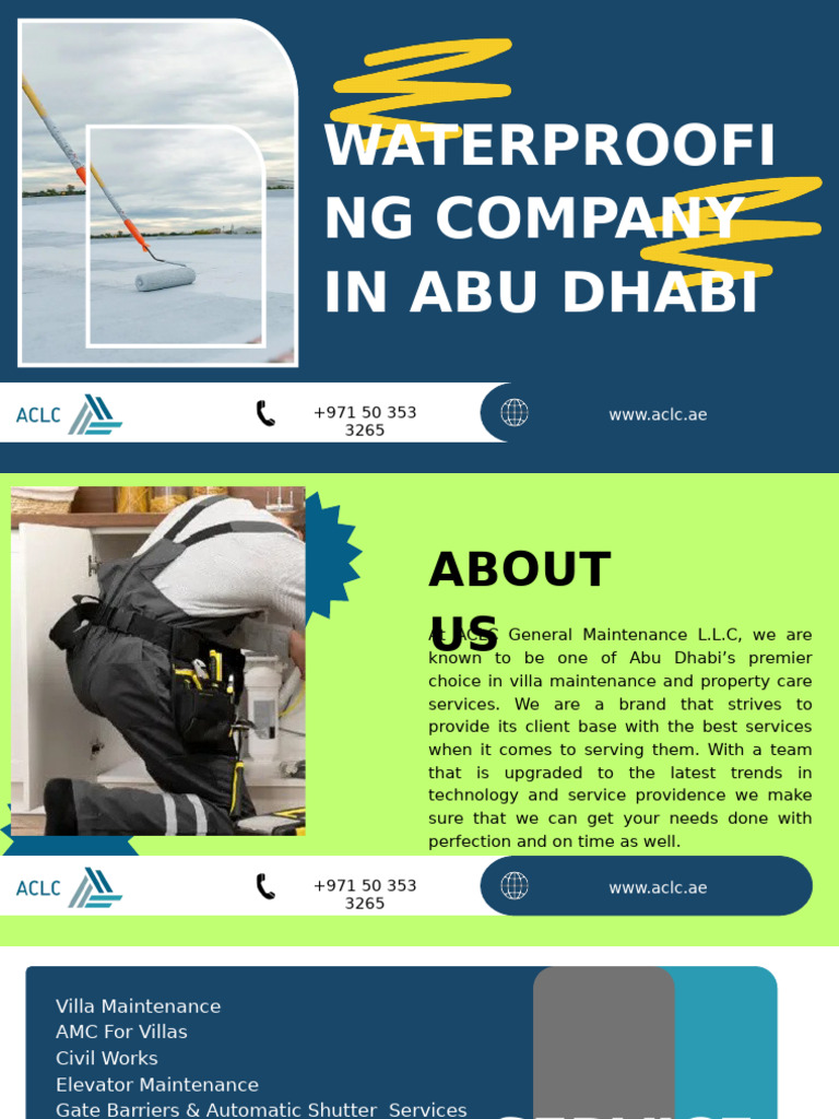 Waterproofing Company in Abu Dhabi | PDF