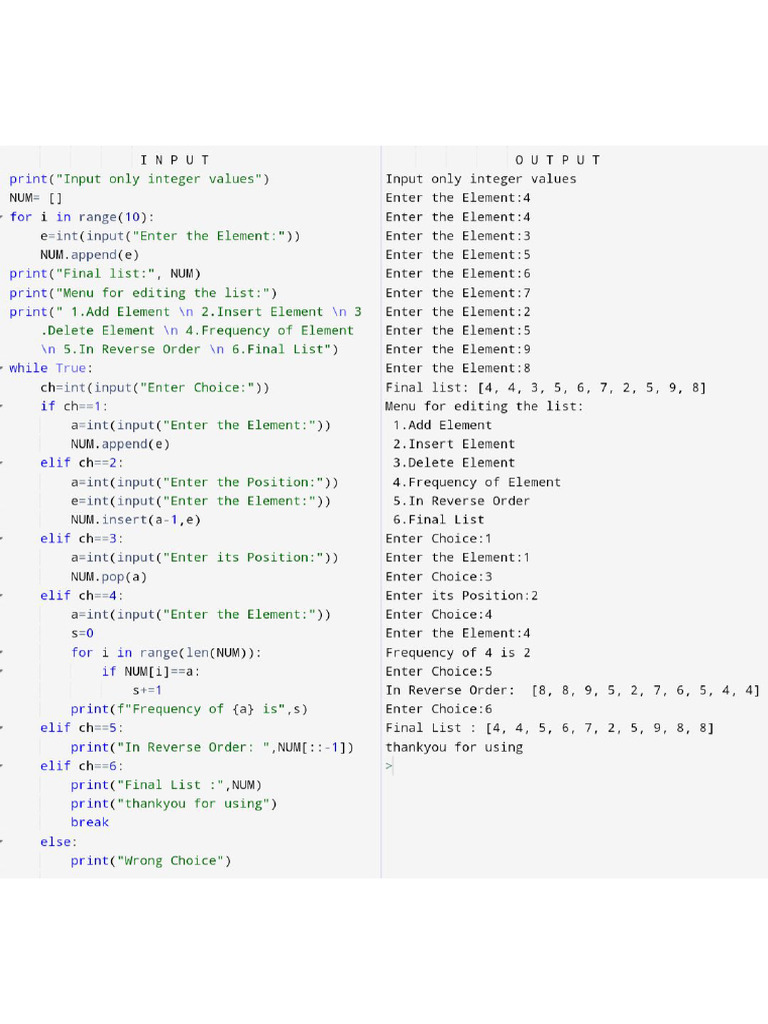 CS Class 12 Programs | PDF