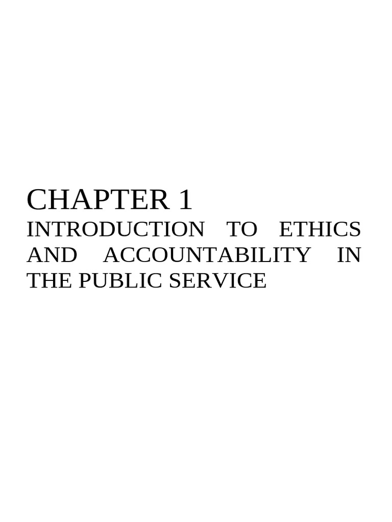 CHAPTER 1. Ethics | PDF | Morality | Behavioural Sciences