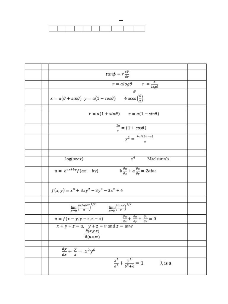 BMATS101 - Model QP (Set-1) Solution | PDF | Applied Mathematics | Mathematical Analysis