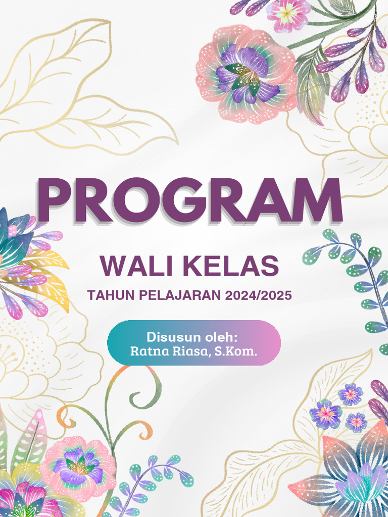 Cover Proker Walin Kelas | PDF