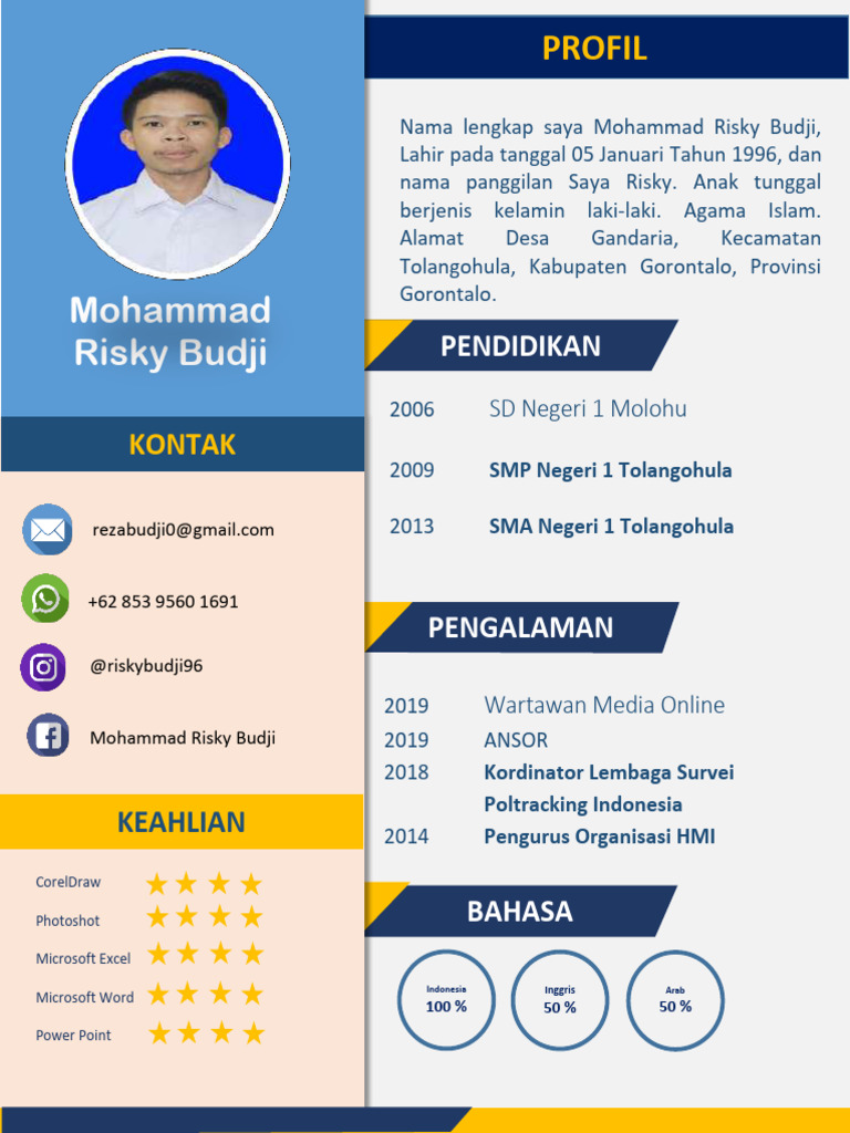 Contoh CV 1 | PDF