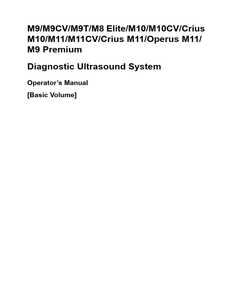 H 046 021388 01 - M9 M9 Premium M8 Elite (Basic) Operator's Manual - 4.0 - 01 2024 | PDF | Menu ...