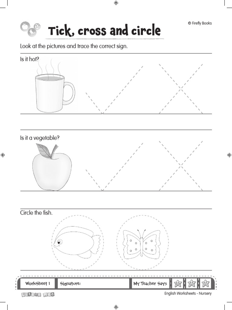 Little Mee English Worksheets (Nursery) | PDF