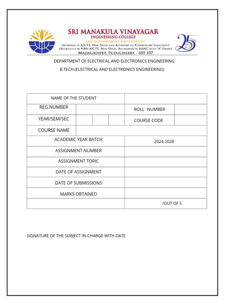 Assignemnt Front Page - pdf-1 | PDF