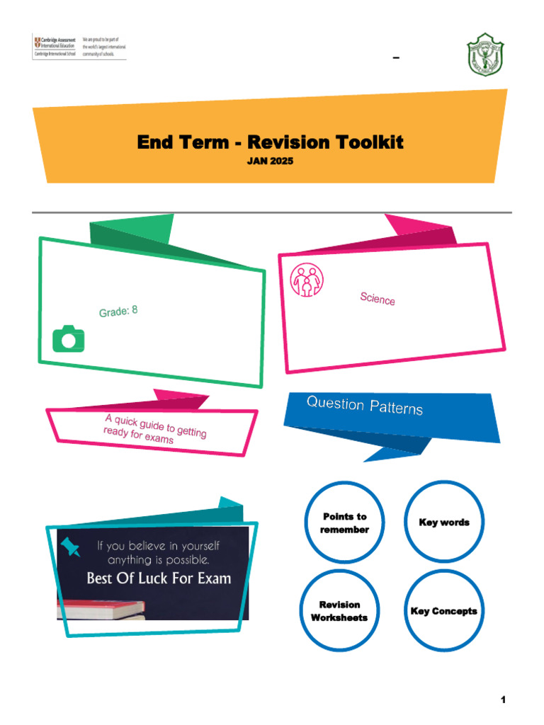 Gr8 Science Revision Tool Kit2025 January | PDF | Plate Tectonics ...