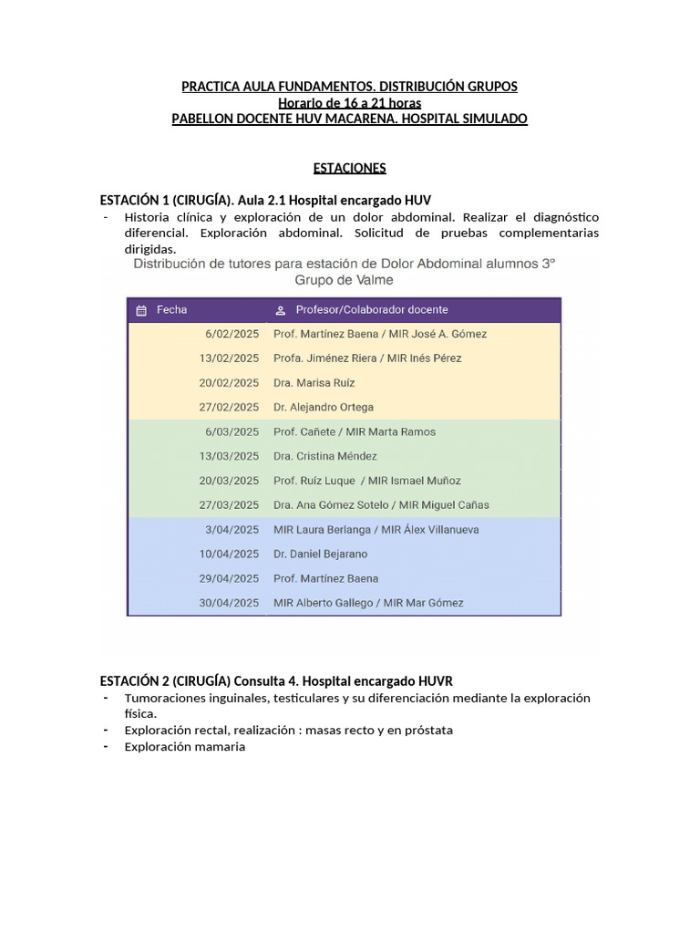 PRACTICAS AULA FUNDAMENTOS 2024-25 actualizado 14 octubre | PDF | Enfermedades y trastornos ...