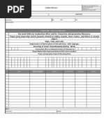 Blank KPC Toolbox Talk Sign Off Sheet | PDF